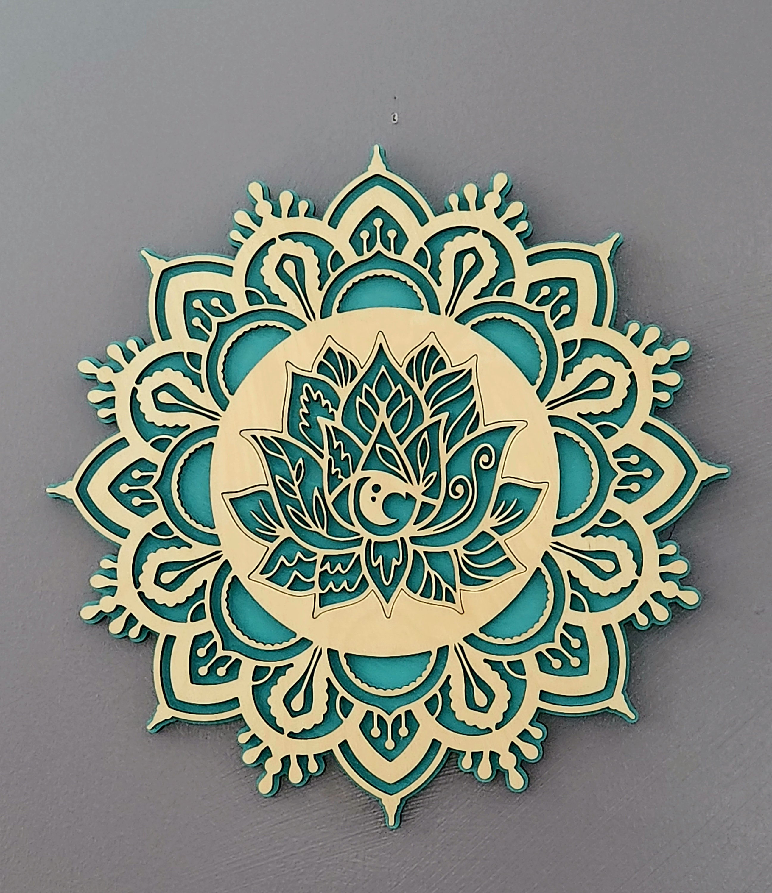 Mandala Wall Hanging Unique Farmhouse French Country Yoga Room Decor ...