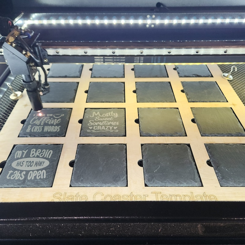 Slate Coasters - Etsy