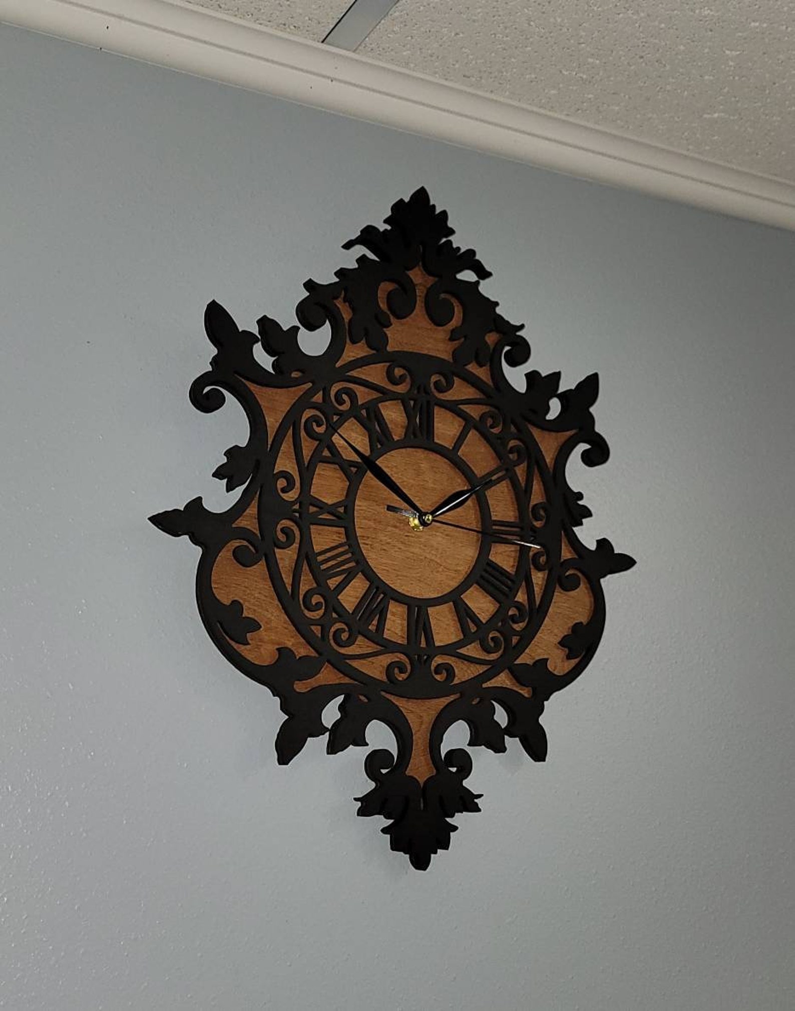 Vintage Wall Clock French Country Housewarming Gift Time - Etsy