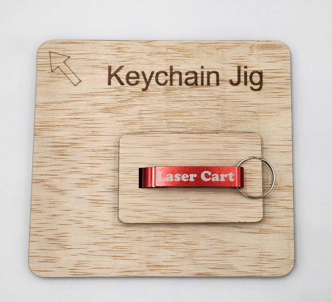 Bottle Opener Keyring Laser Engraving Jig, Digital Download, Fiber, SVG ...