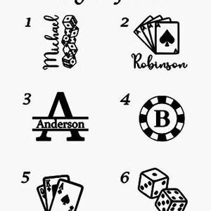 Personalized Engraved Dice Cups, Dice Games - Etsy