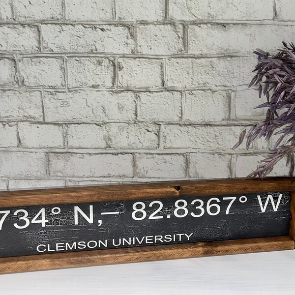 Clemson Sign - Etsy