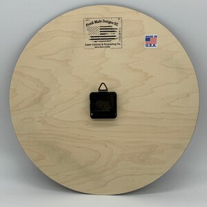 Police, Firefighter, Military Clock, Patriotic Gift for Him, Wood Flag ...