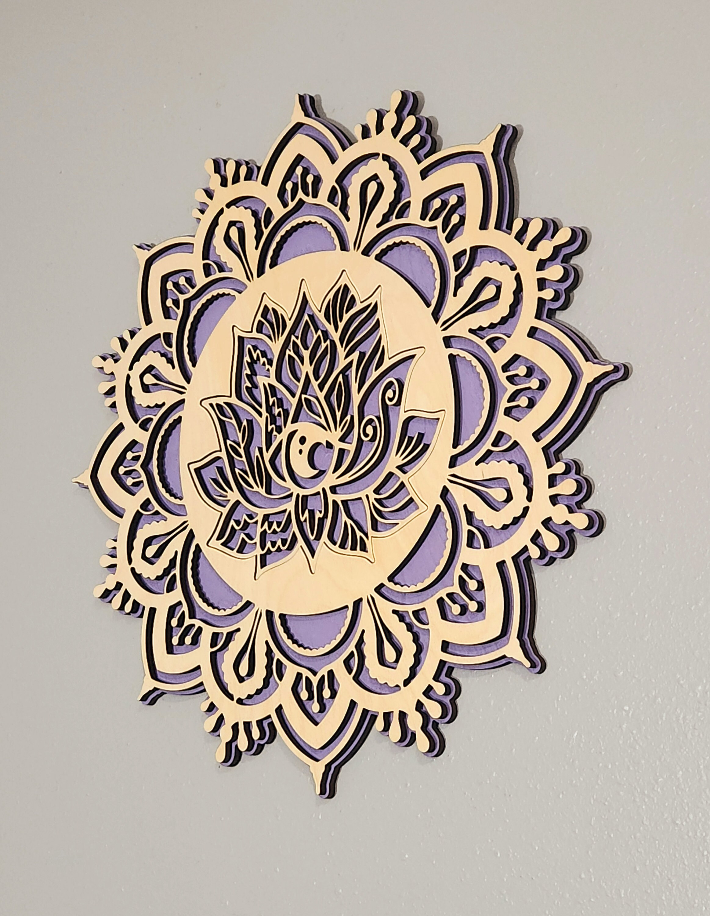 Mandala Wall Hanging Unique Farmhouse French Country Yoga Room Decor ...