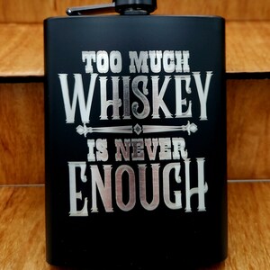 Groomsmen Gift Flask Personalized Engraved Best Man Bridesmaid Bachelor ...