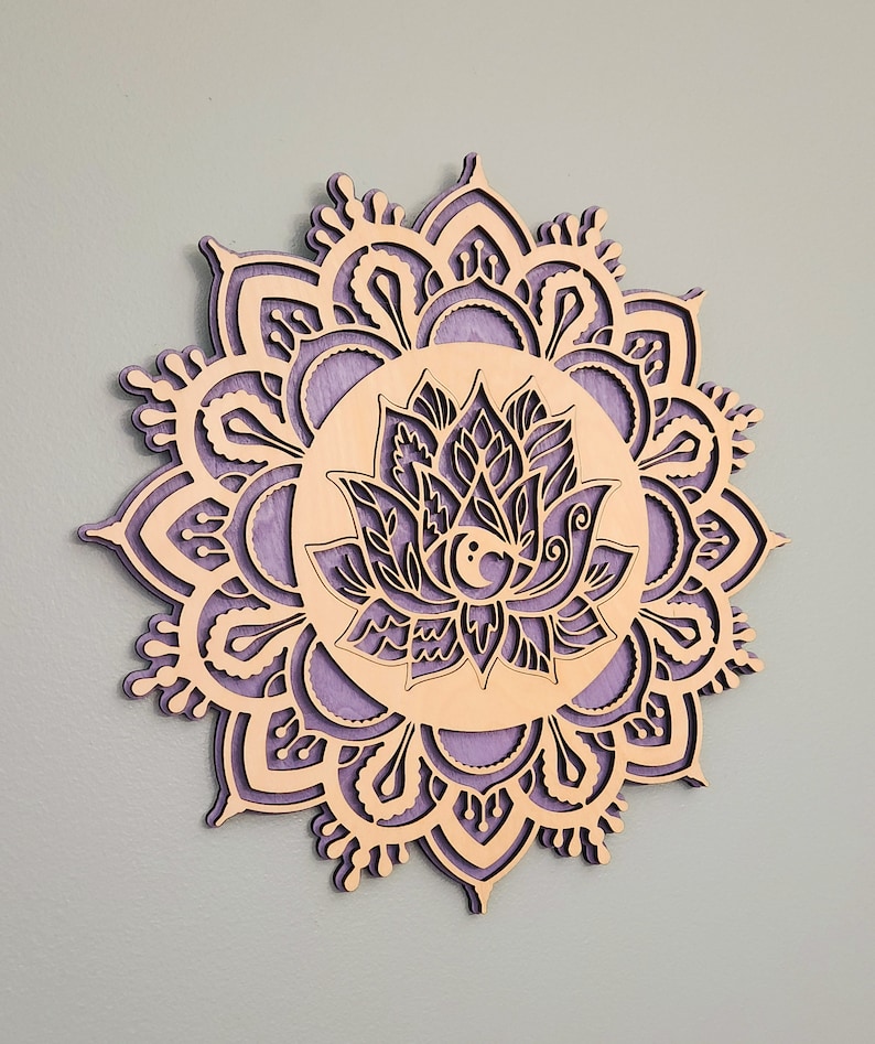 Mandala Wall Hanging Unique Farmhouse French Country Yoga Room Decor ...