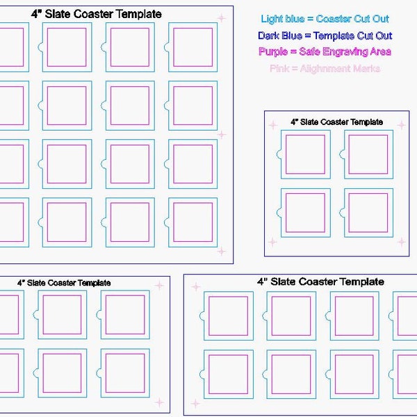 Slate Coasters - Etsy