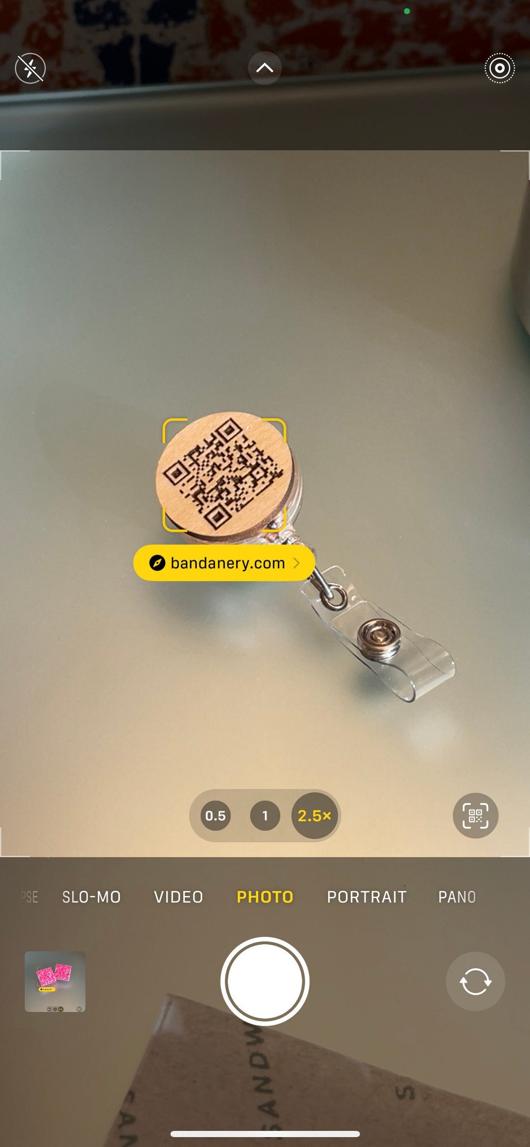 Wooden QR Code Badge Reel - Etsy