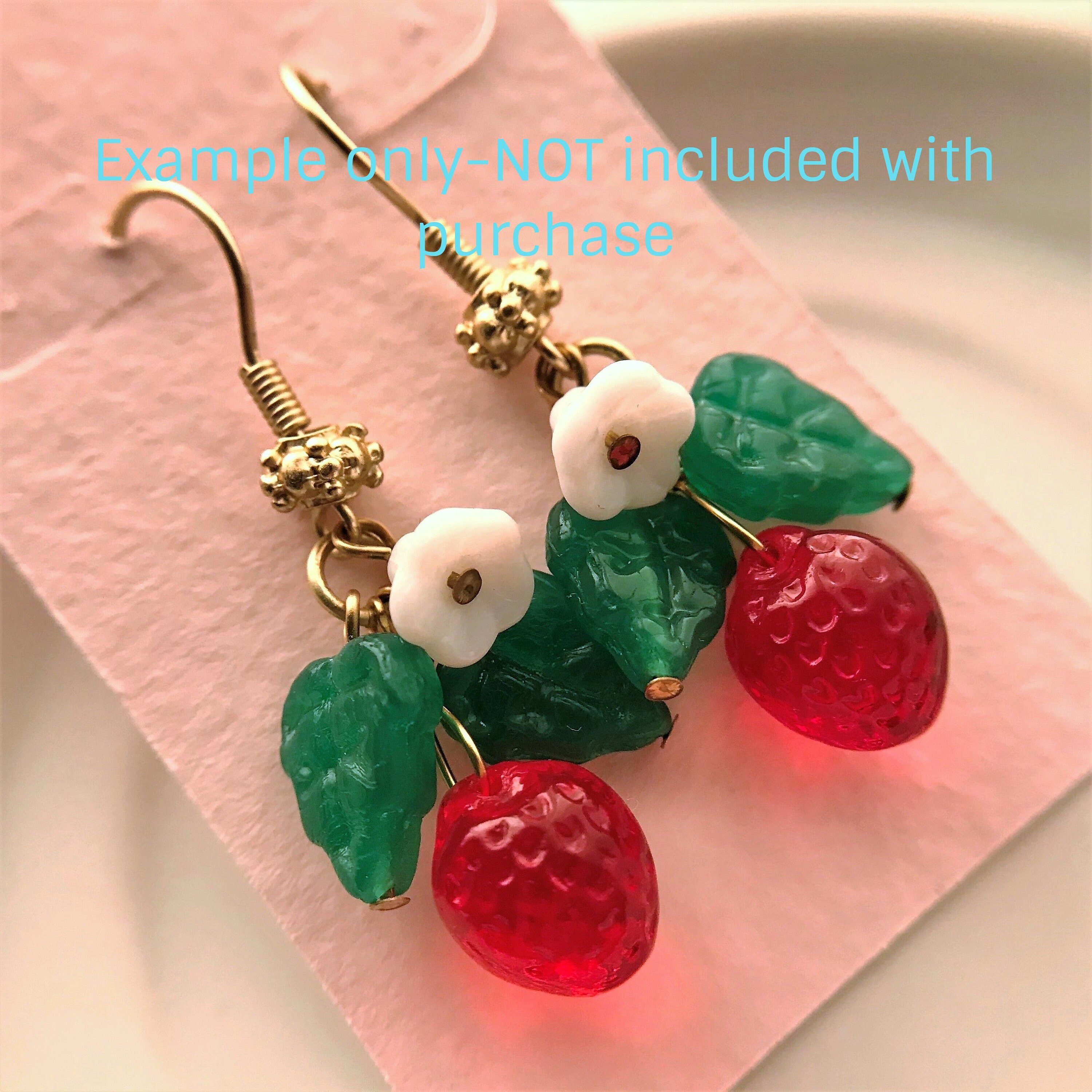 Czech Glass 25pc Milky Emerald Green Leaf Beads Charms - Etsy