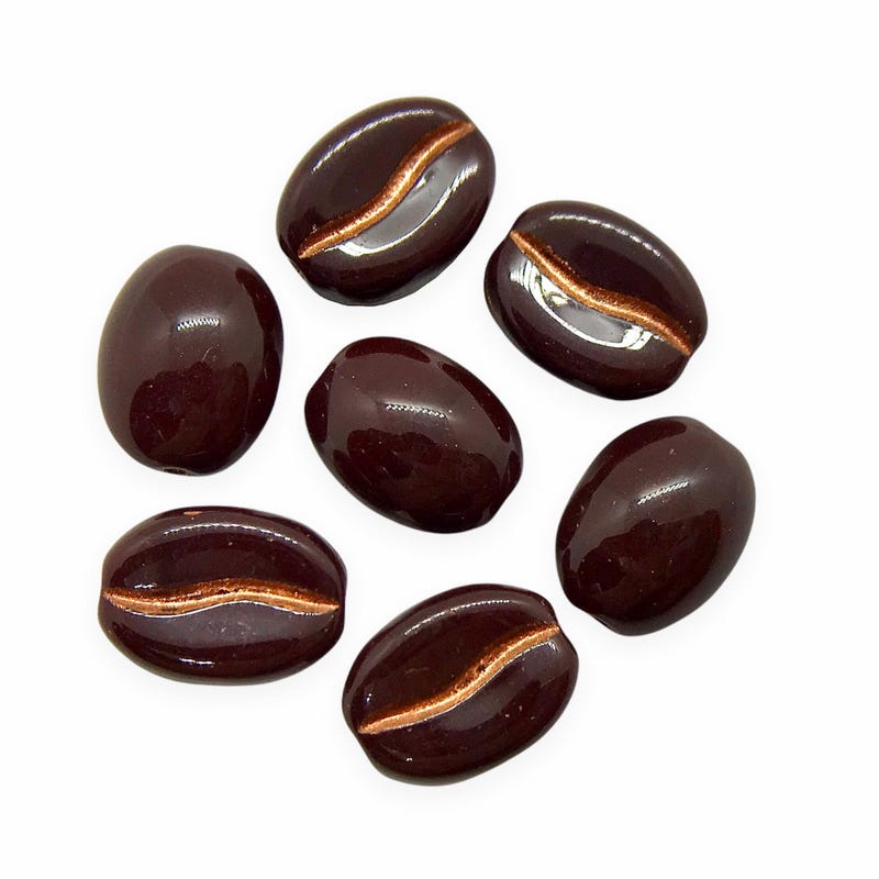 Coffee Bean Beads - Etsy