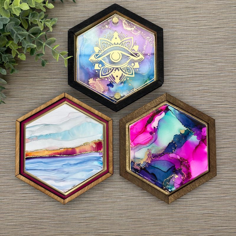 Hexagon Artwork - Etsy