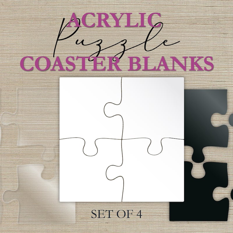 Puzzle Coasters - Etsy