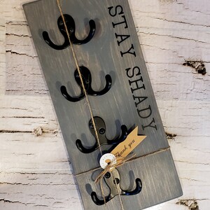 Sunglass Holder | Wooden Wall Rack for Sunglasses | Stay Shady | Hello ...