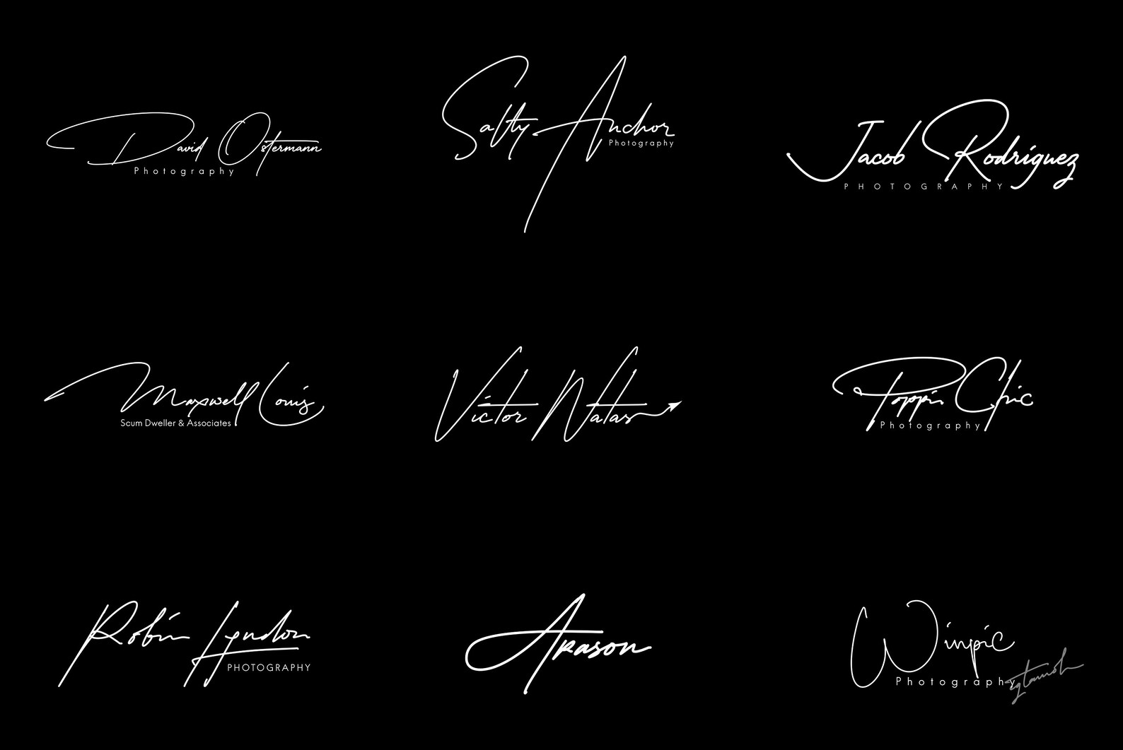 Premade Custom Cursive Handwritten Logo, Real Handwritten Signature ...