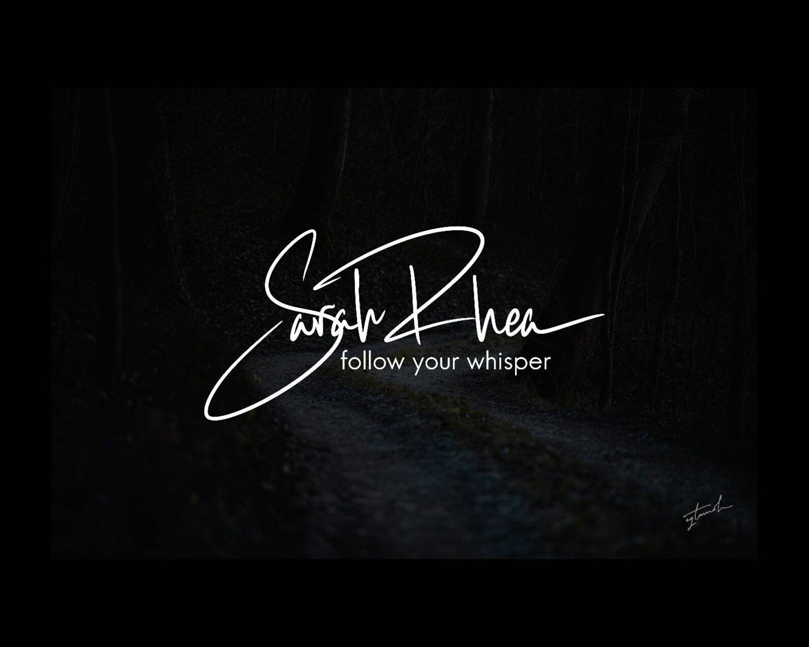 Real Handwritten Signature Logo, No Font or Script, Photography Logo ...