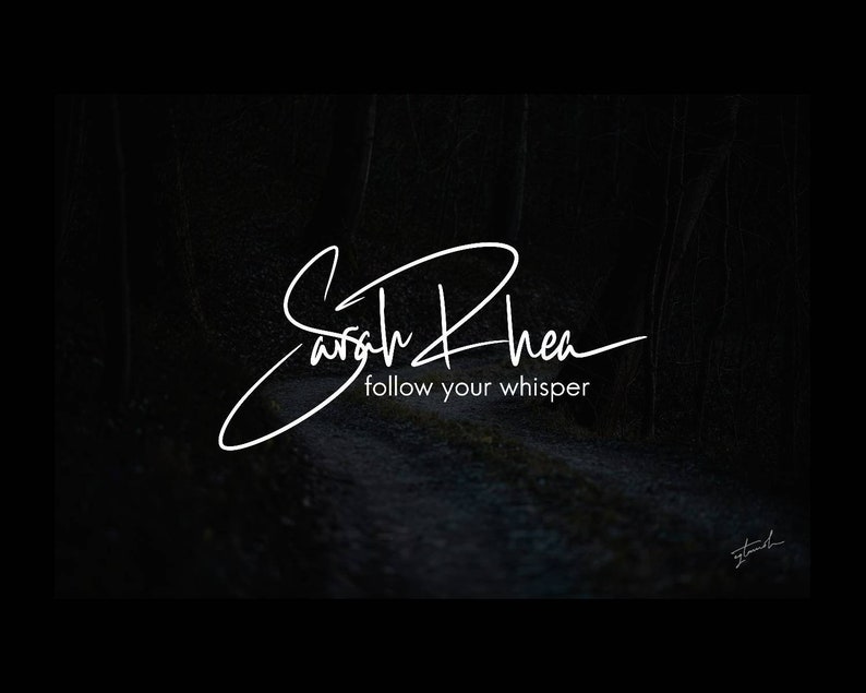 Real Handwritten Signature Logo, No Font or Script, Photography Logo ...