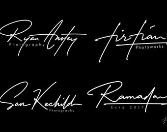 Premade Text Logo | Etsy