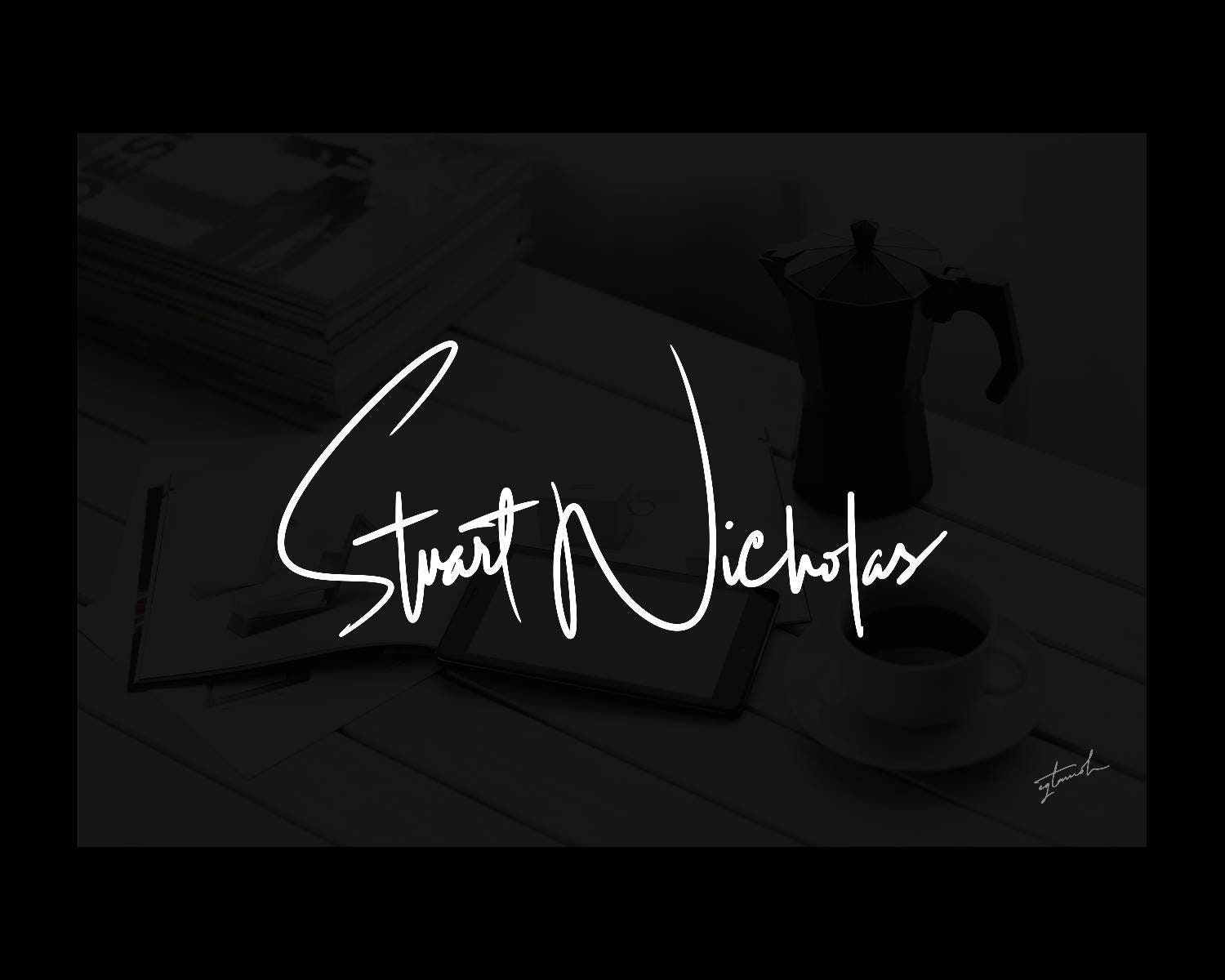 Design & Templates No Font or Script Real Handwritten Signature Logo ...