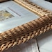 Vintage Style Wicker Picture Frame Wicker Photo Frame A3 A4 - Etsy