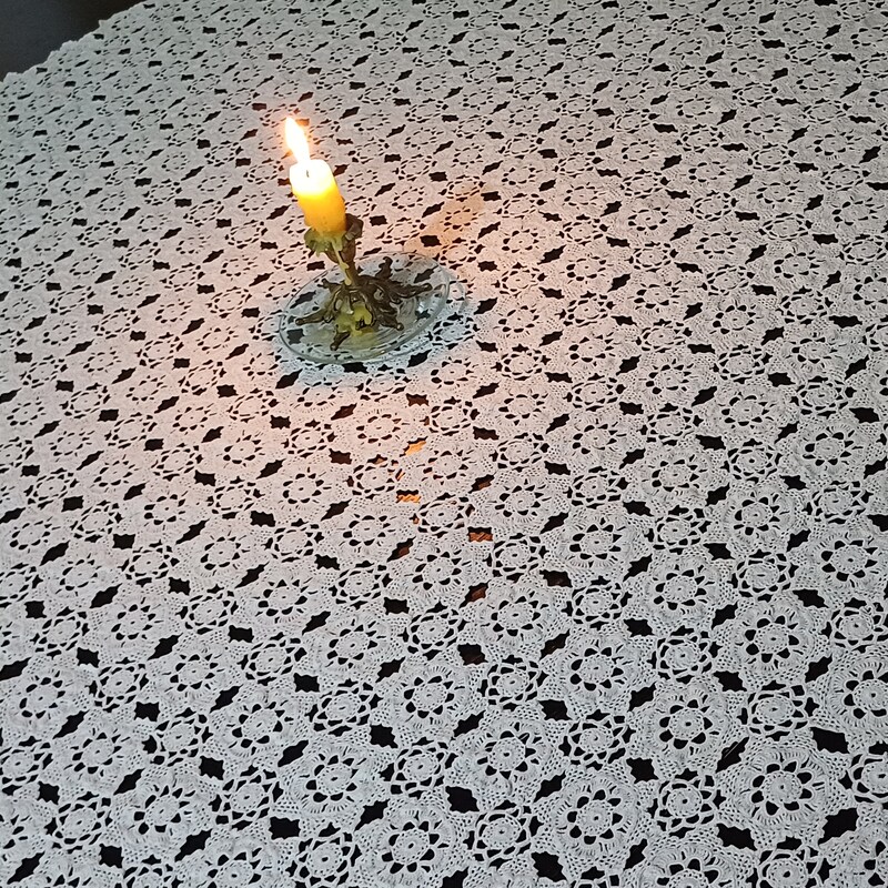 Crochet Table Cover - Etsy