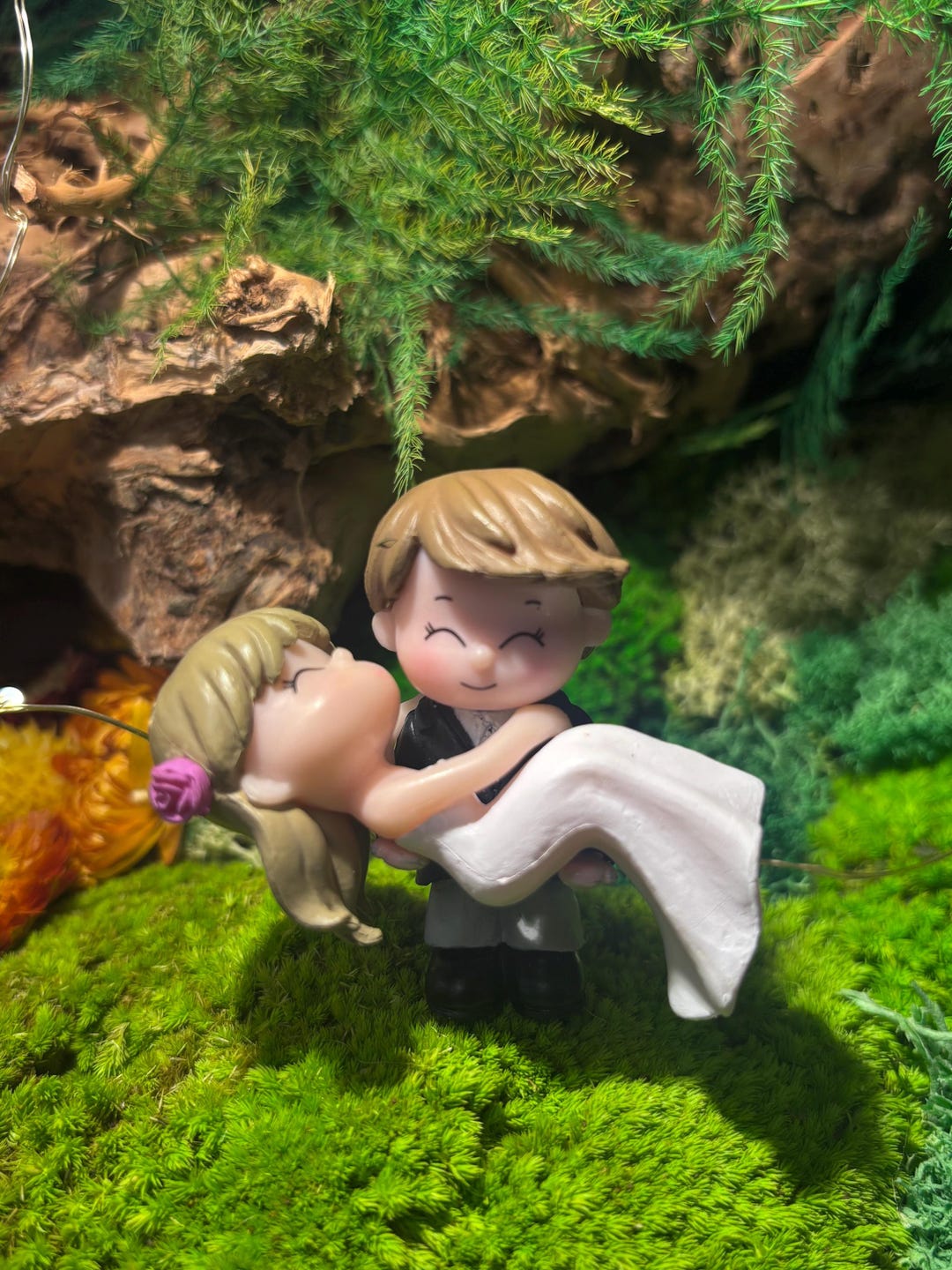 Miniature Bride Groom Mini Cute Couples, Mini Wedding Couples, Cake ...