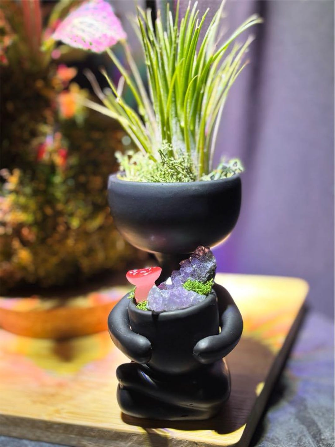 People Planter | Human Head Succulent Pot | Modern Home Decor |garden ...