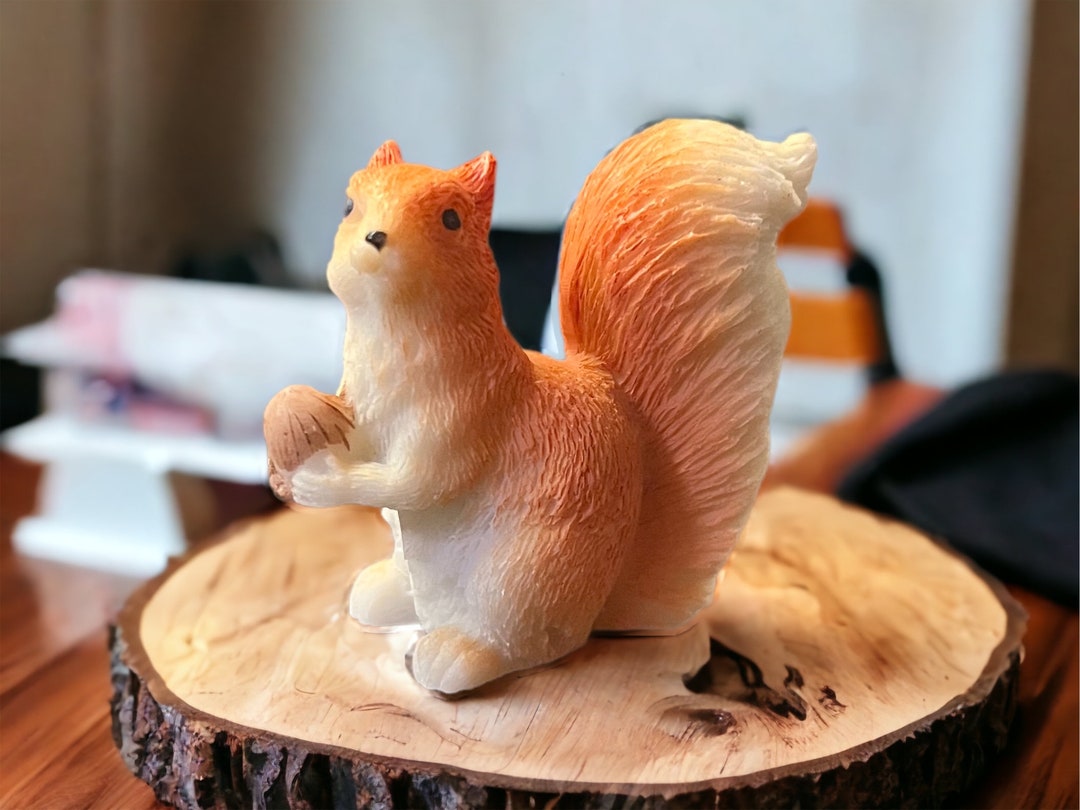 Mini Squirrels |tiny Squirrel Ornament | Animal Figurines | Woodland ...