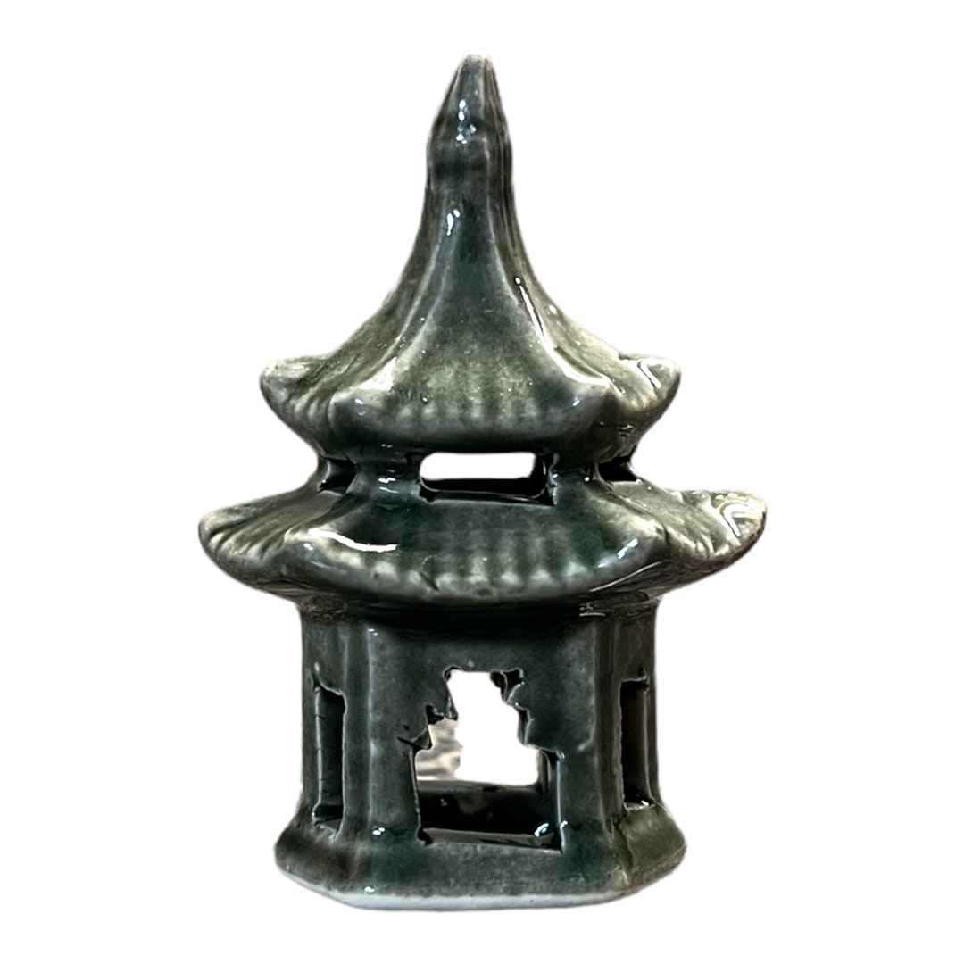 Ceramic Pavilion | Temple Aquarium Ornament | Aquarium Pagoda Decor ...