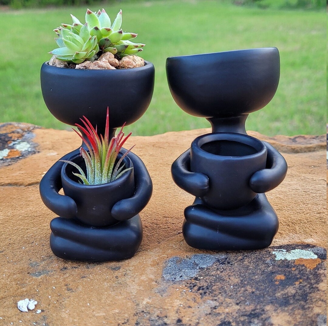 People Planter | Human Head Succulent Pot | Modern Home Decor |garden ...