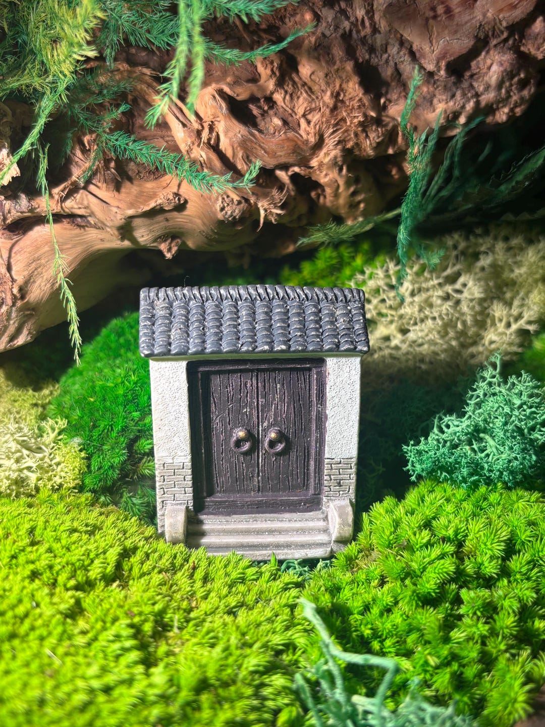 Miniature Fairy Door, Fairy Garden, Mini Dollhouse Door, Rustic Door ...
