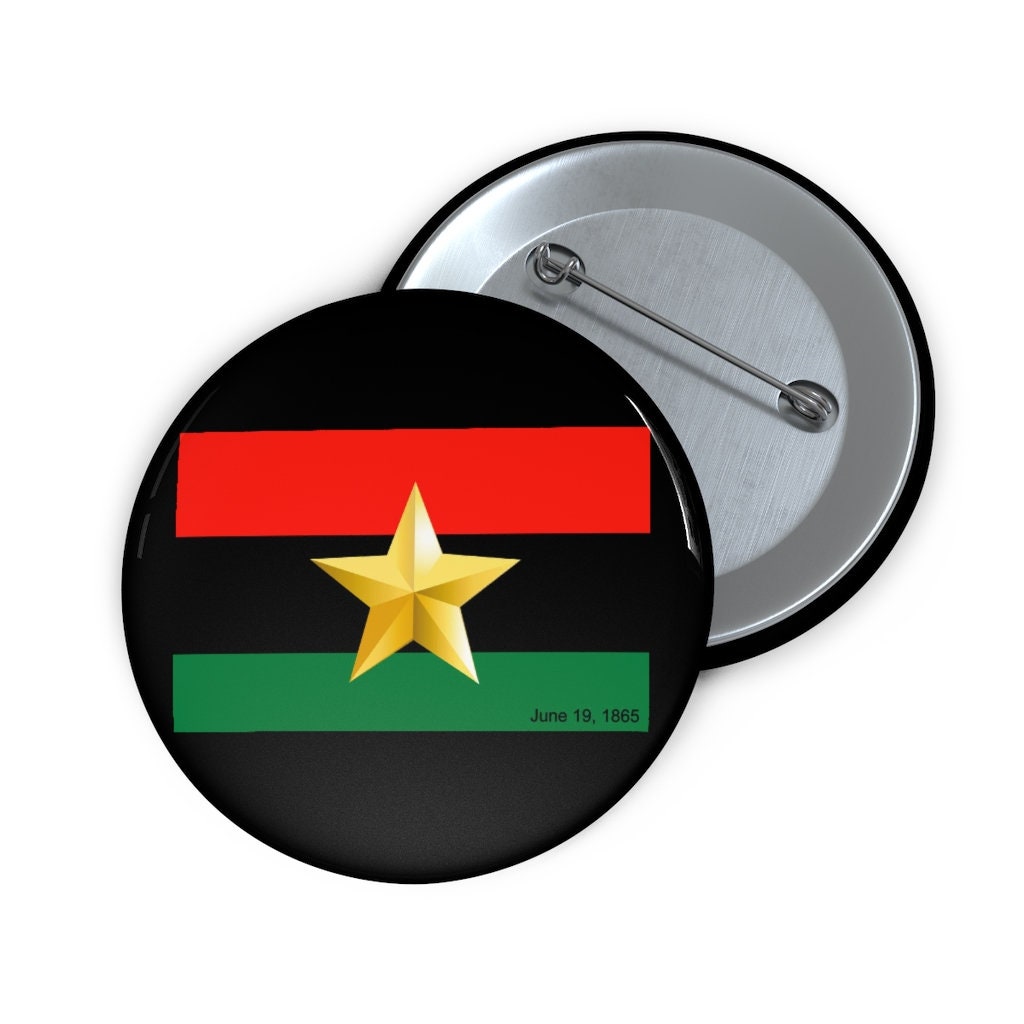 Juneteenth Flag Pin Buttons - Etsy
