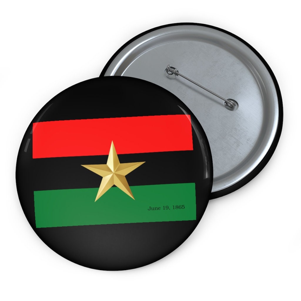 Juneteenth Flag Pin Buttons - Etsy