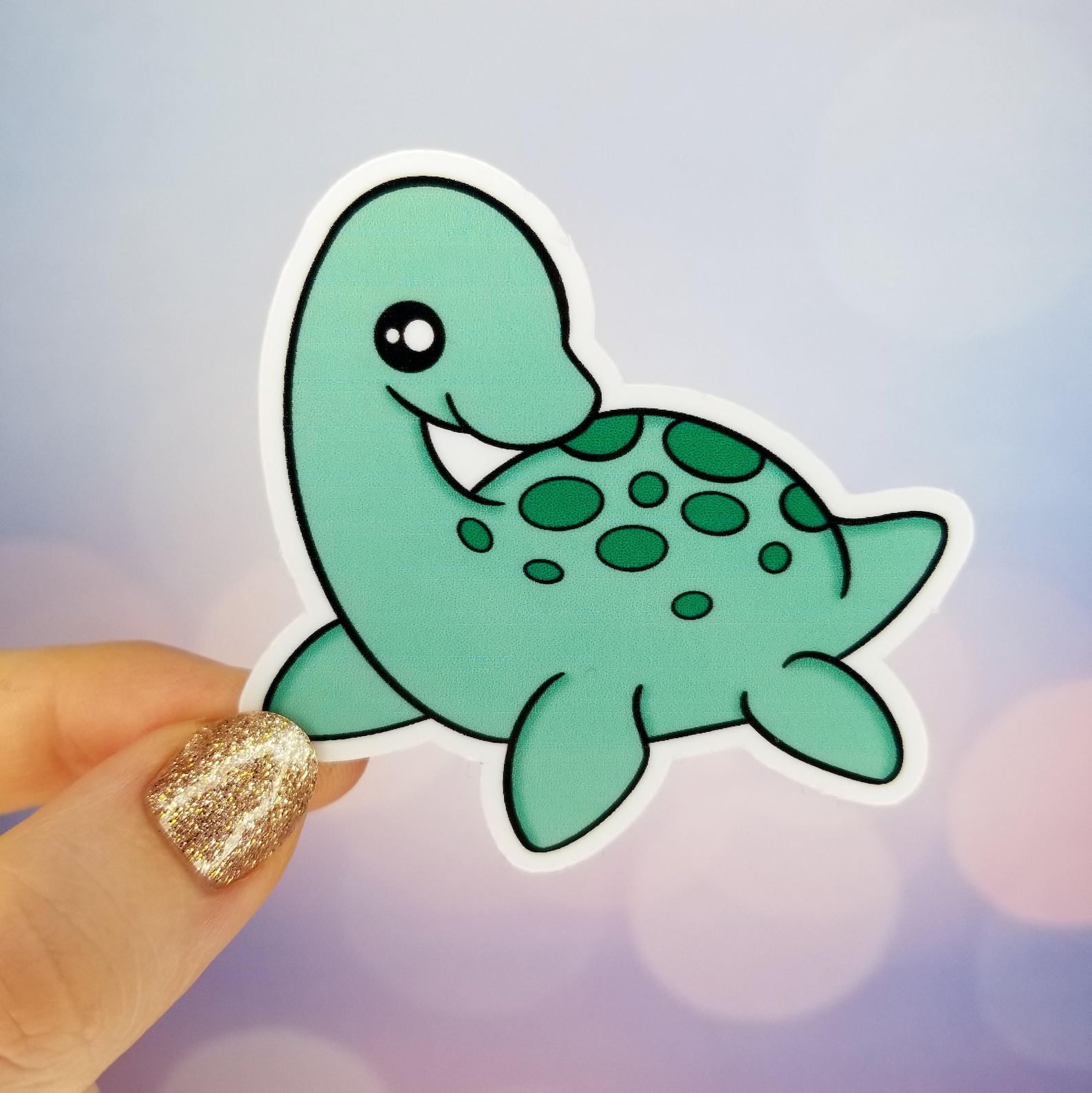Nessie Sticker, Cryptid Sticker, Cute Cryptid, Cute Nessie Sticker ...