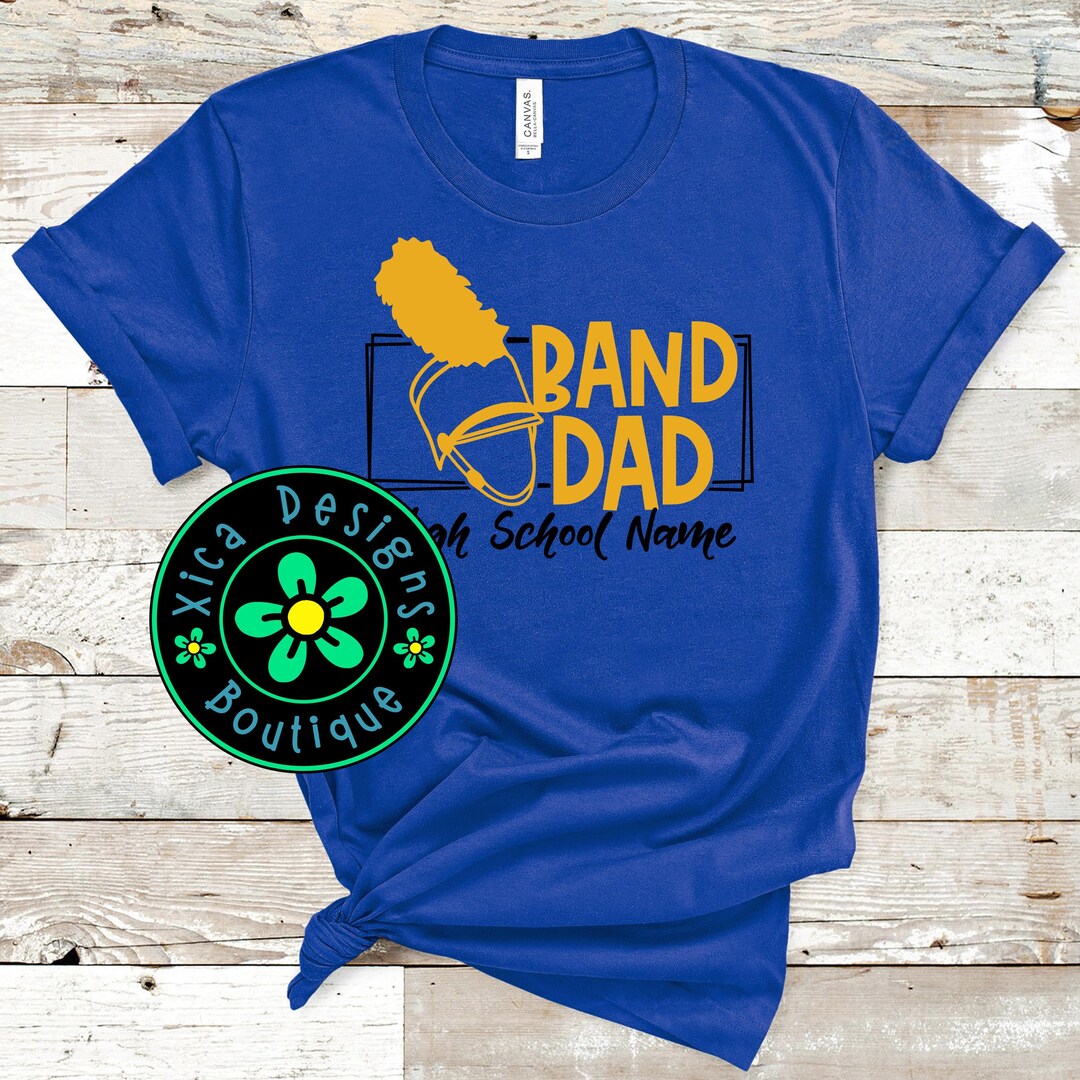 Band Dad Shirt: Marching Band Shako, Percussion T-shirt - Etsy