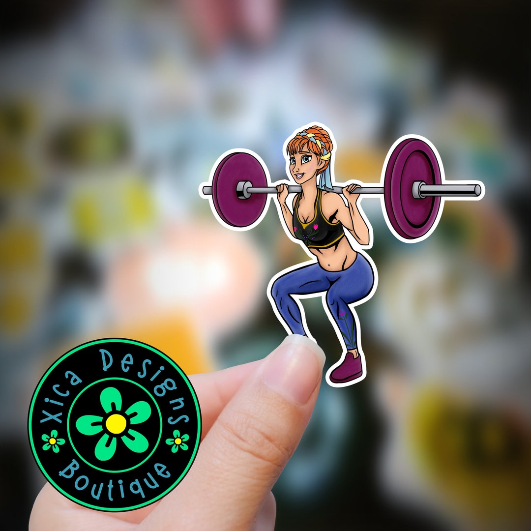 Squats Decal Anna Squats Ariel Squats Belle Squats Cinderella
