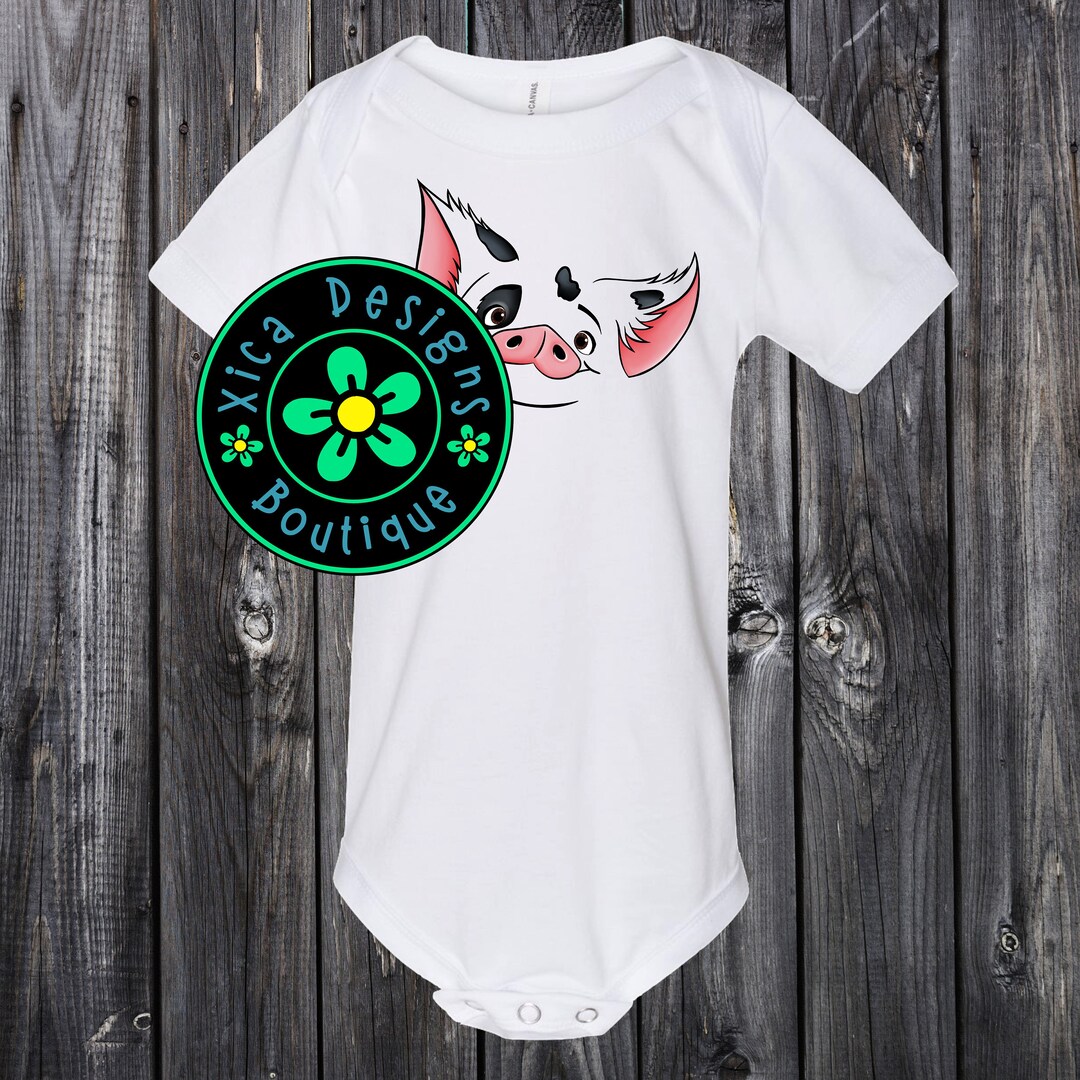 Pua Baby Suit, Pua Face Shirt, Moana Shirt, Moana Costume Shirt ...