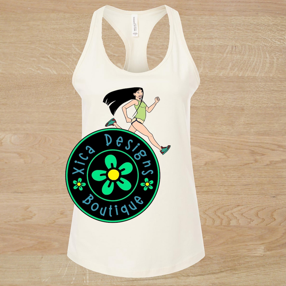 Mulan Running Racerback Tank: Princess Half Marathon Fitness Shirt - Etsy