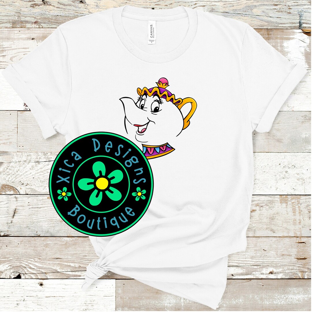 Mrs Potts Shirt, Mrs Potts Face Shirt, Beauty and the Beast Shirt ...