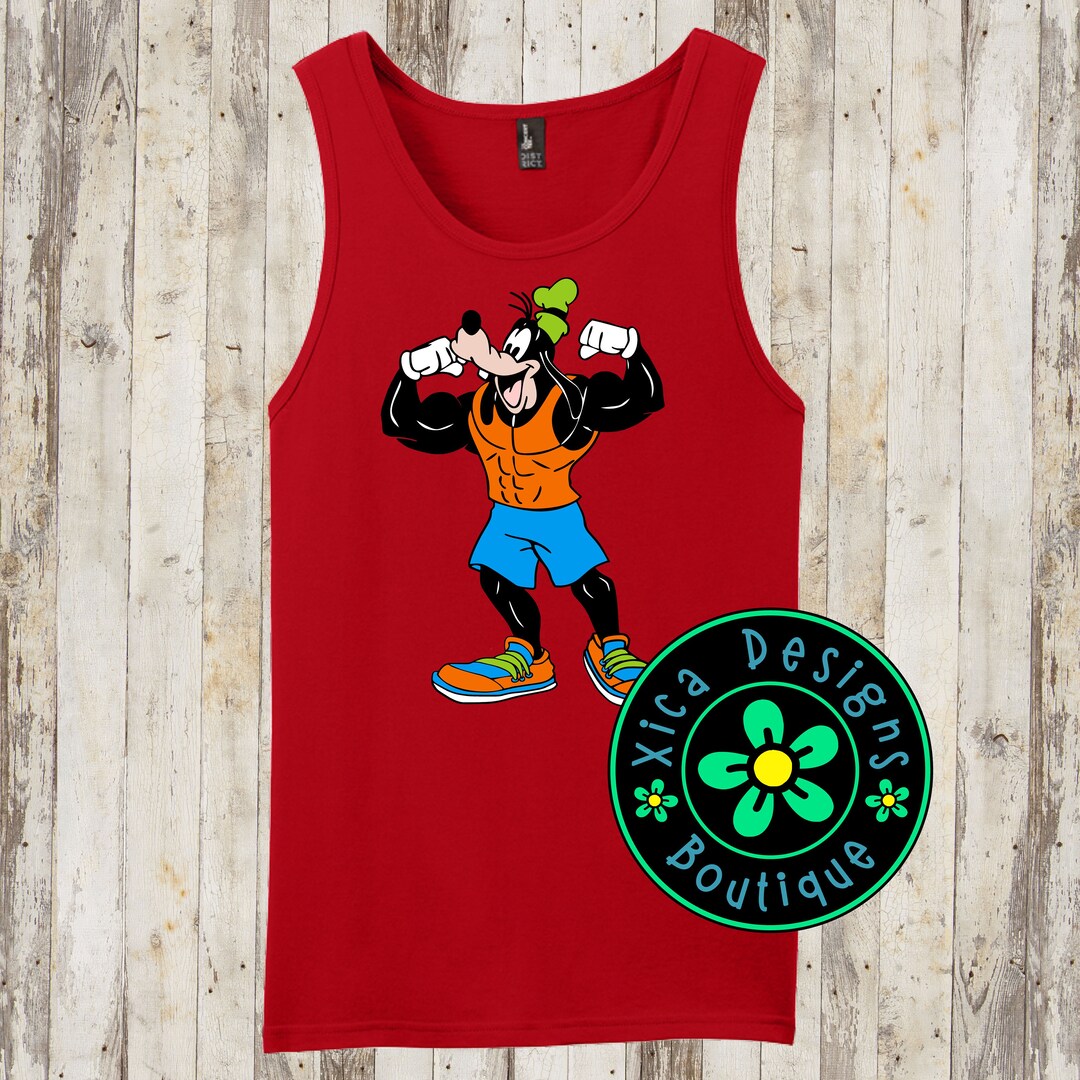 Buff Goofy Workout Tank Top: DTG Gym Shirt - Etsy