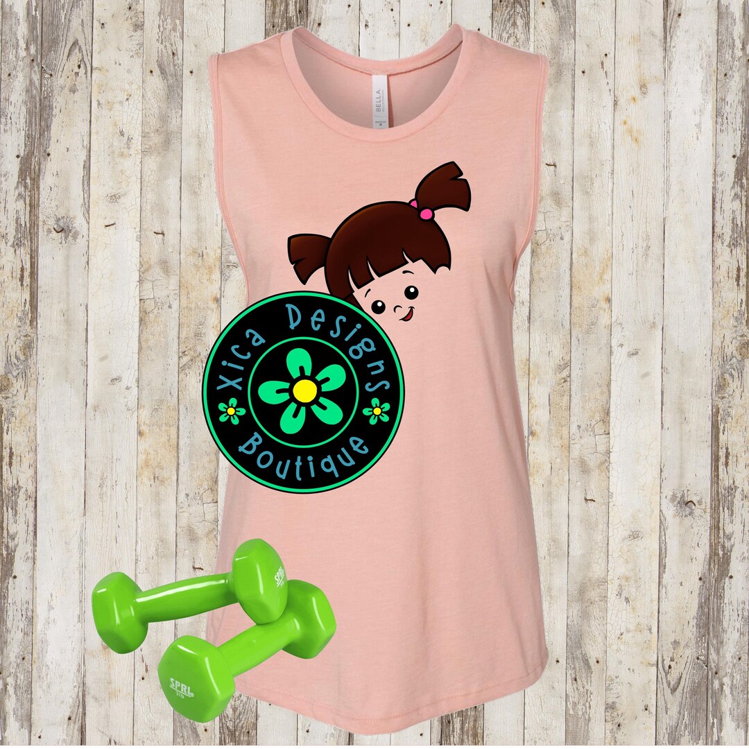 Boo Muscle Tank: Monsters Inc Halloween Costume Shirt - Etsy