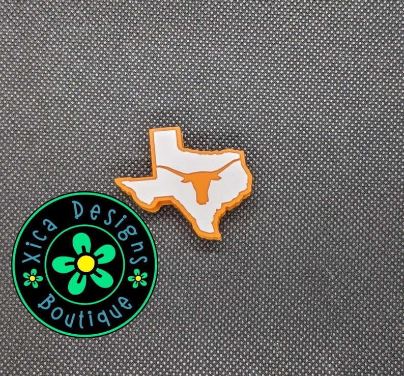 3D Printed Texas Football Straw Topper: PLA Straw Buddy - Etsy
