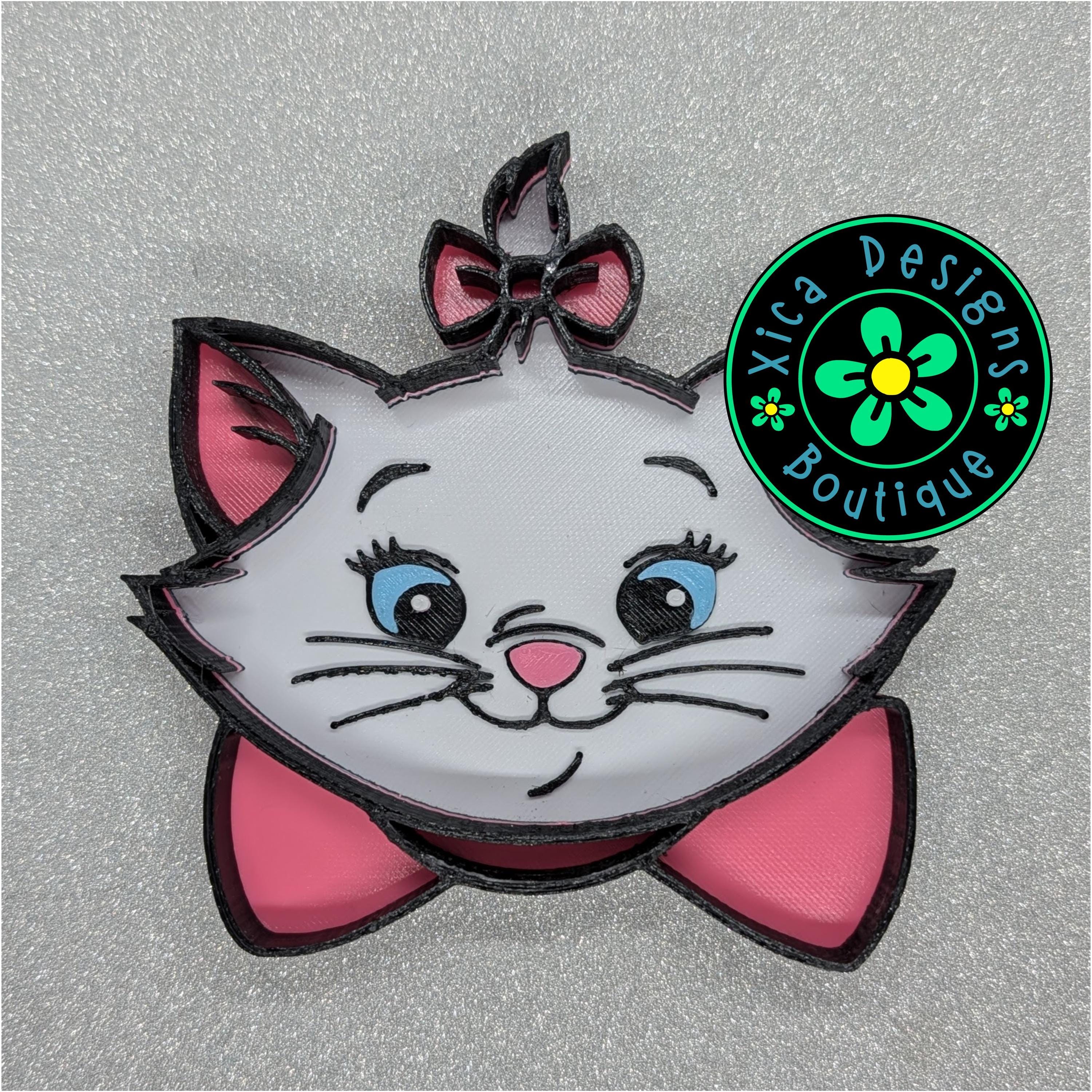 3D Printed Marie Desk Organizer, Disney Office Decor, the Aristocats ...