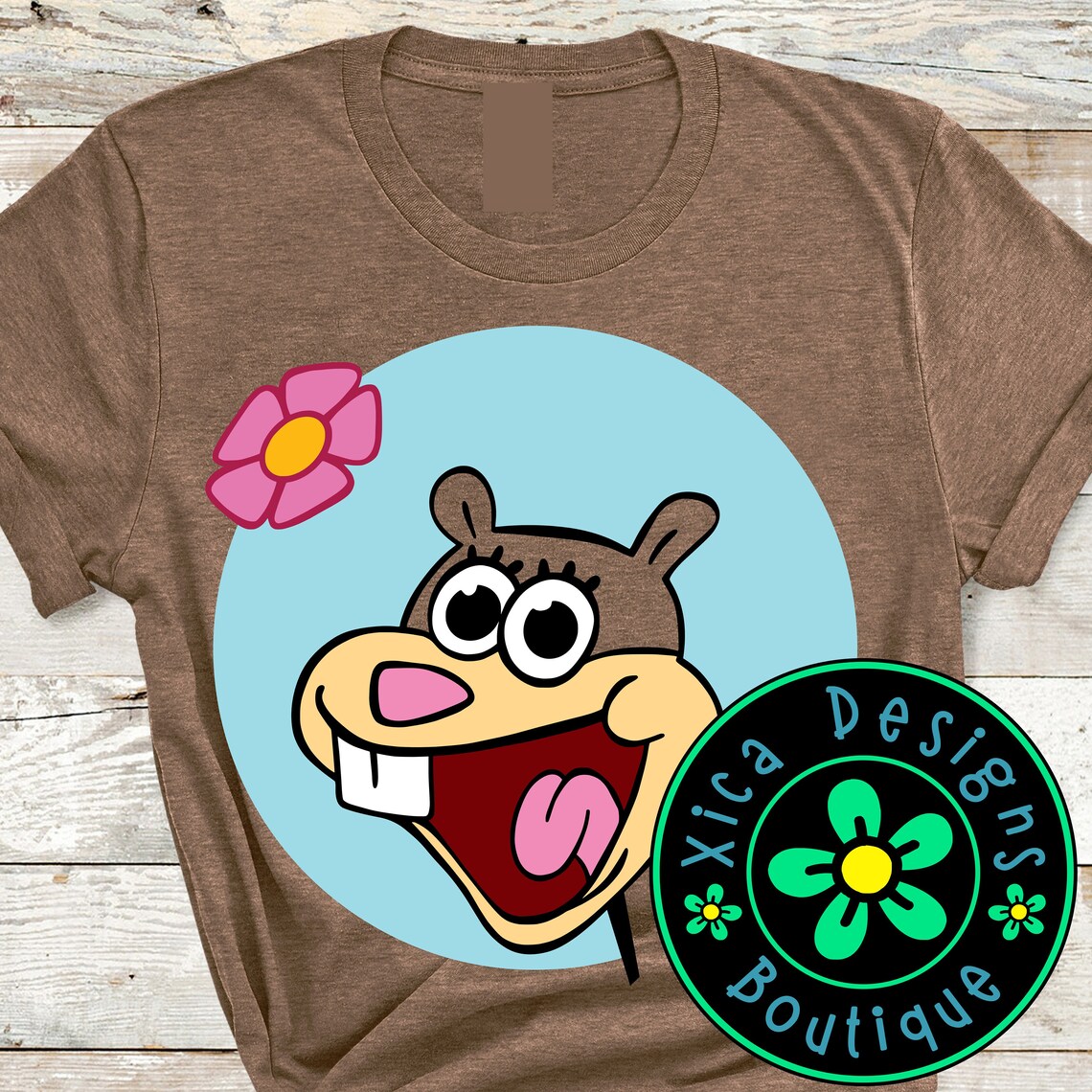 Sandy Cheeks Face Spongebob Halloween Costume T-Shirt | Etsy