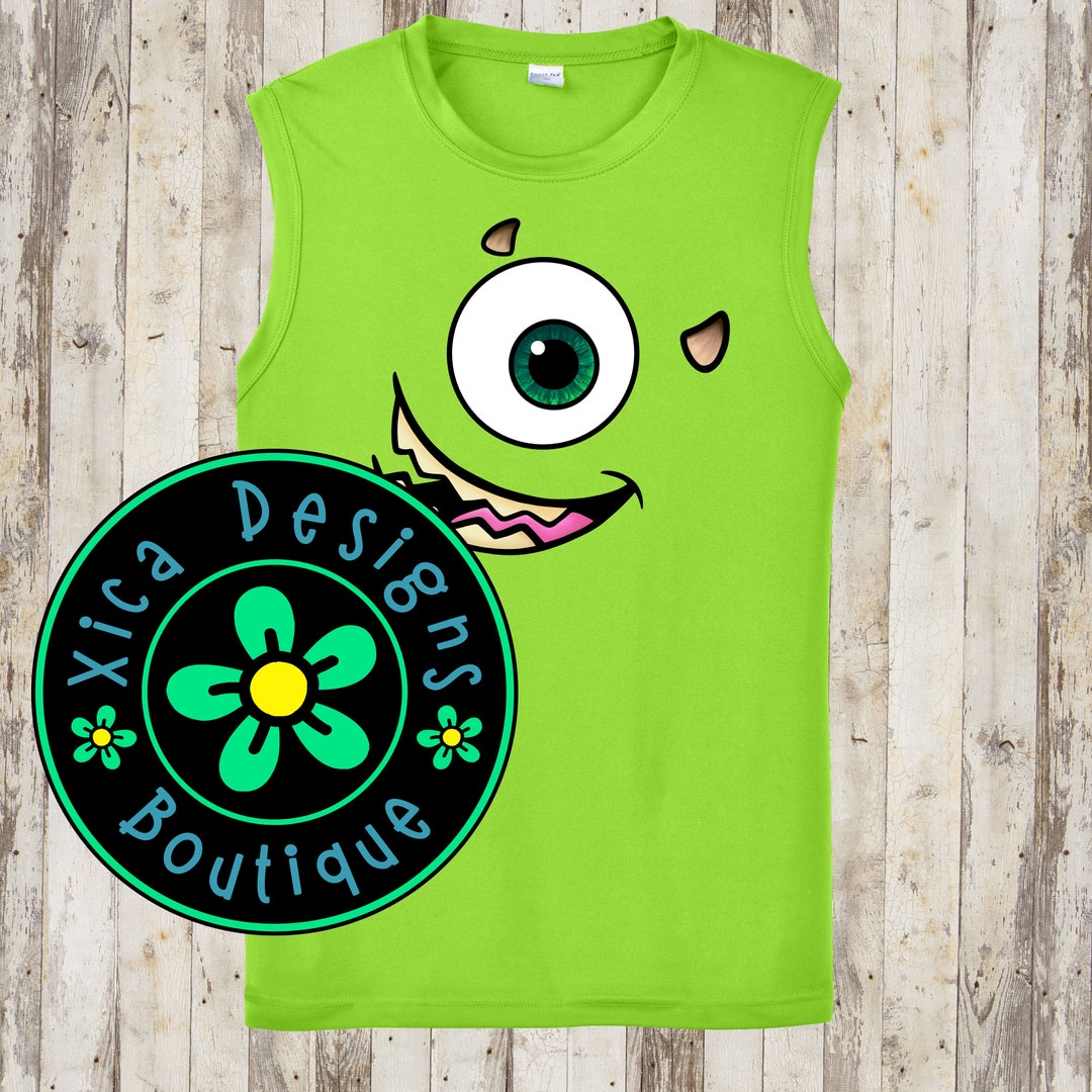 Mike Wazowski Muscle Tank: Monsters Inc Halloween Costume Shirt - Etsy