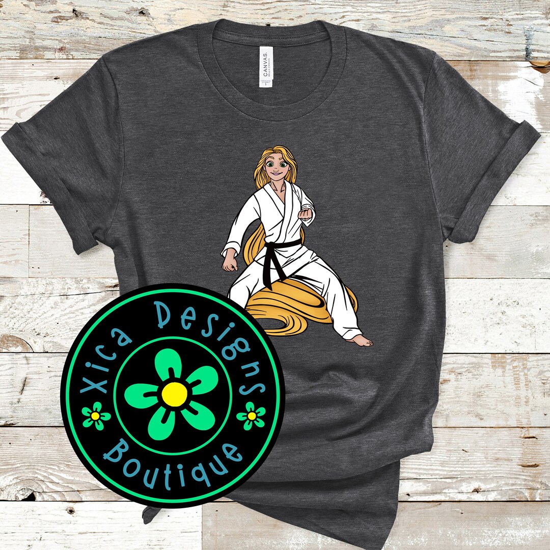 Rapunzel Martial Arts Shirt: Karate Princess Workout Tee - Etsy