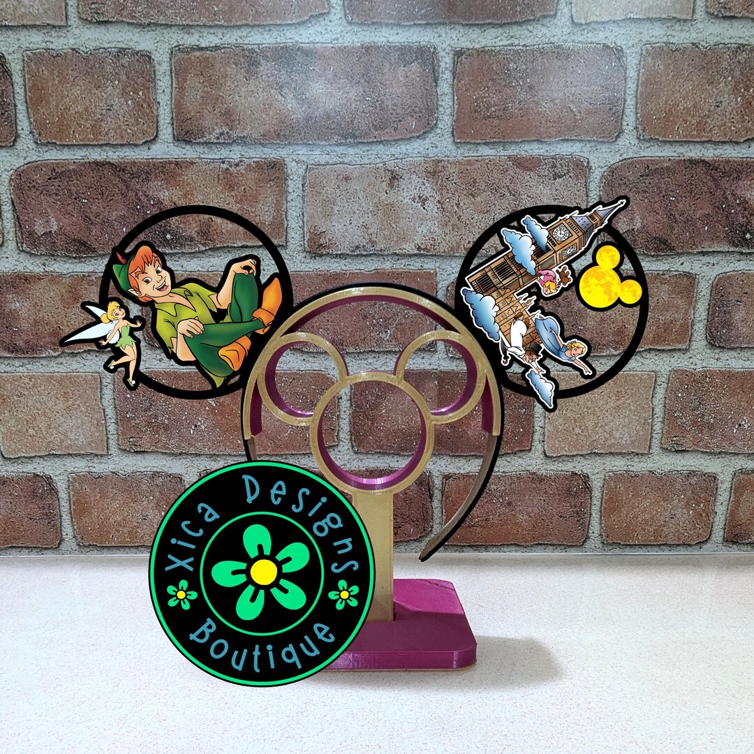 3D Printed Peter Pan Mickey Ears Headband, Tinkerbell & Wendy - Etsy