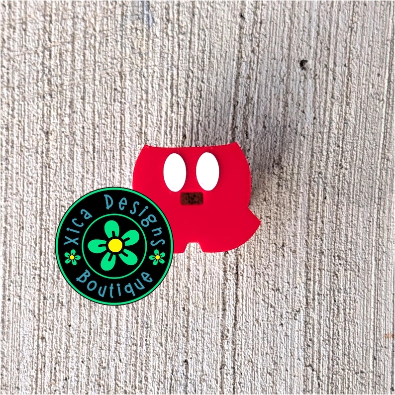 3D Printed Mickey Mouse Pants iPhone Charger Charm, Charger Cover - Etsy