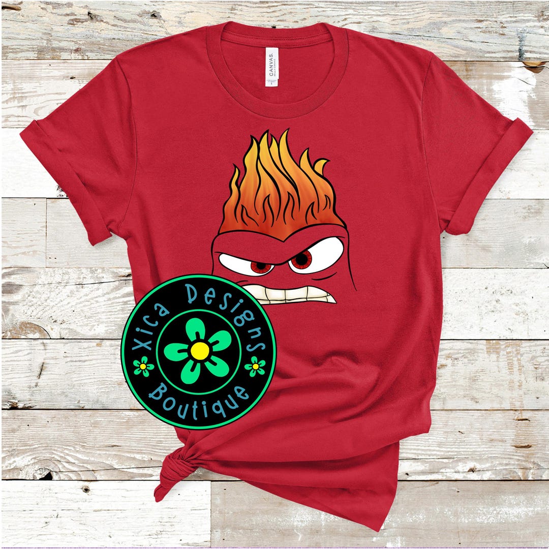 Inside Out Anger Shirt: DTG Halloween Costume - Etsy