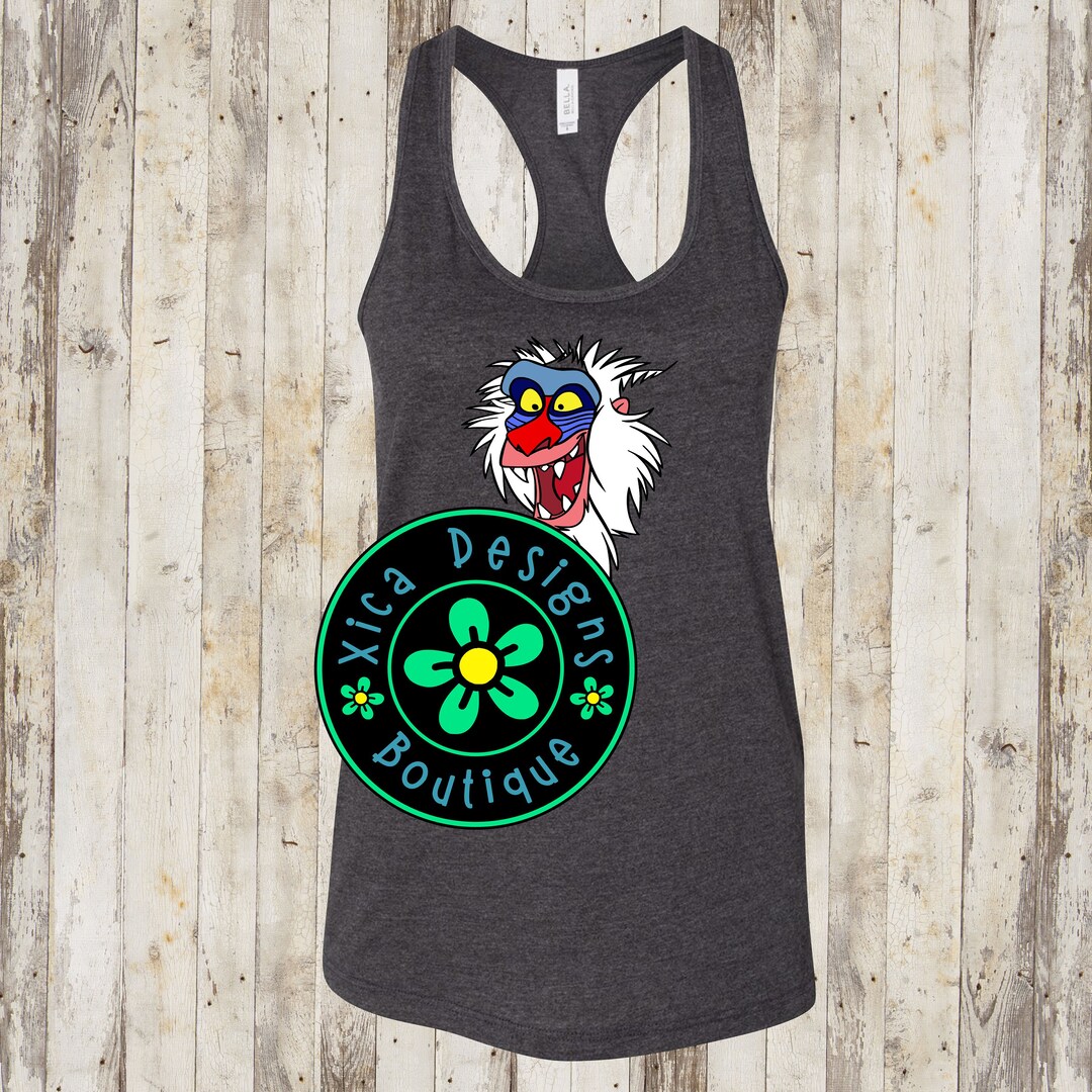 Rafiki Face Racerback Tank: Lion King Halloween Costume Shirt - Etsy