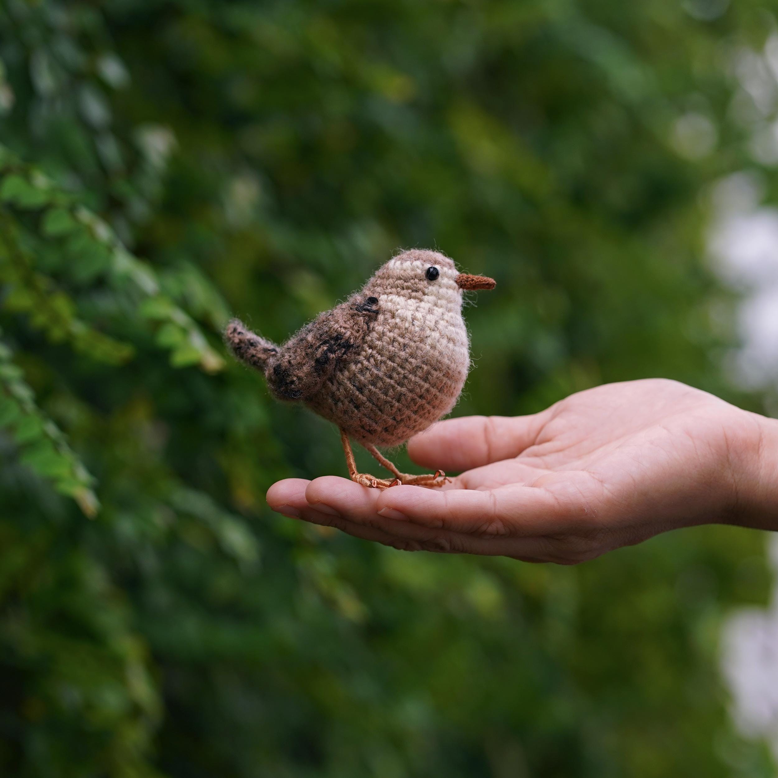Crochet Wren: Handmade Amigurumi Bird Decor - Nature Inspired Gift - Etsy